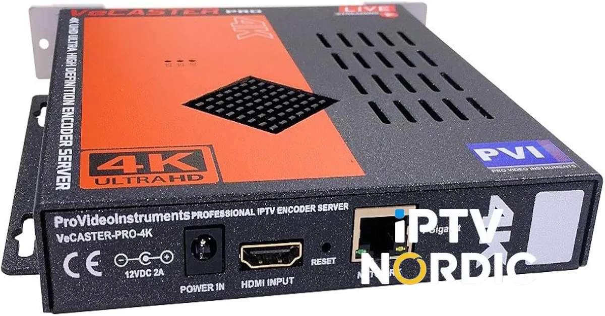 Ultimate Vecaster 4K IPTV Encoder: Live Streaming & Broadcasting Solution - King IPTV Nordic